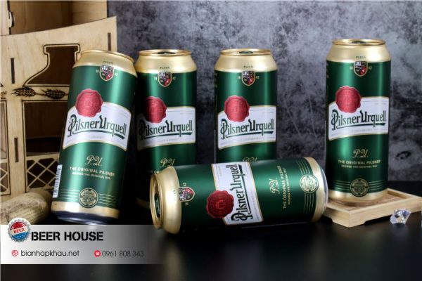Bia Pilsner Urquell Lon 500ml, Thùng 24 Lon Nhập Khẩu | Beer House