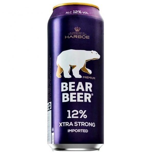 Bia Gấu Bear Beer Extra Strong 12% – Lon 500ml – Thùng 24 Lon - BEER HOUSE