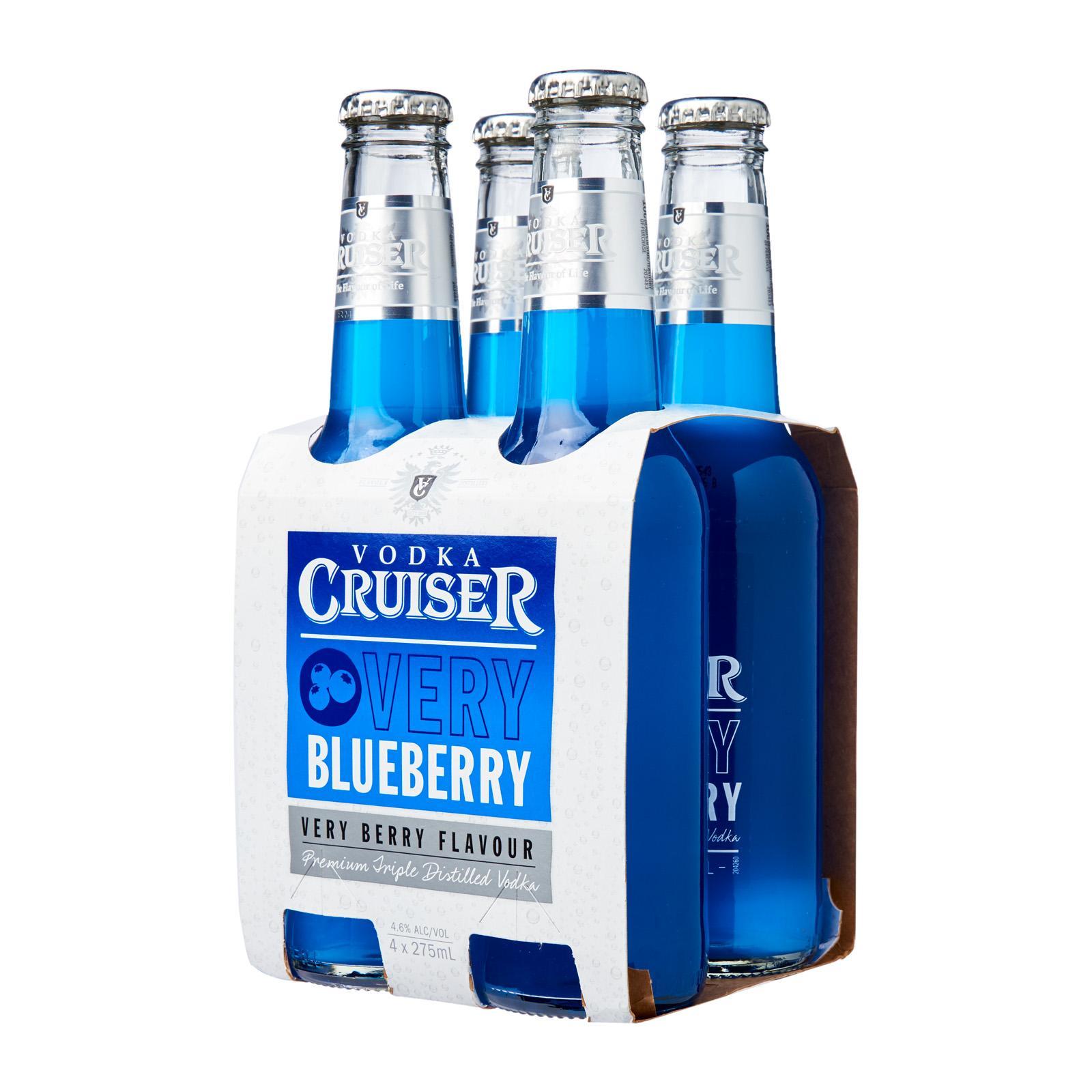 Rượu Trái Cây Vodka Cruiser Very Blueberry - Chai 275ml | Chính Hãng