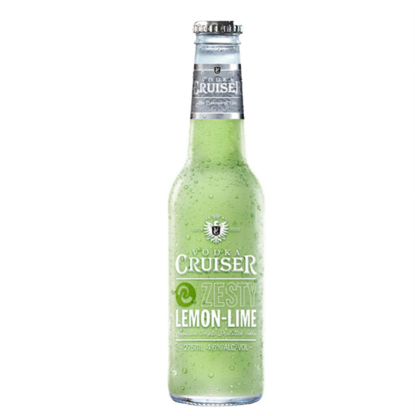 Rượu Trái Cây Vodka Cruiser Zesty Lemon & Lime - Chai 275ml - TPHCM