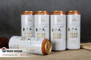 Bia Gấu Wheat Imported, Gấu Trắng Lon 500ml Chính Hãng - Beer House