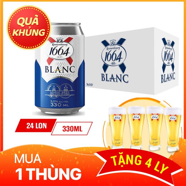 Bia 1664 Blanc Nhập Khẩu Pháp Tại TPHCM Giá Tốt | BEER HOUSE