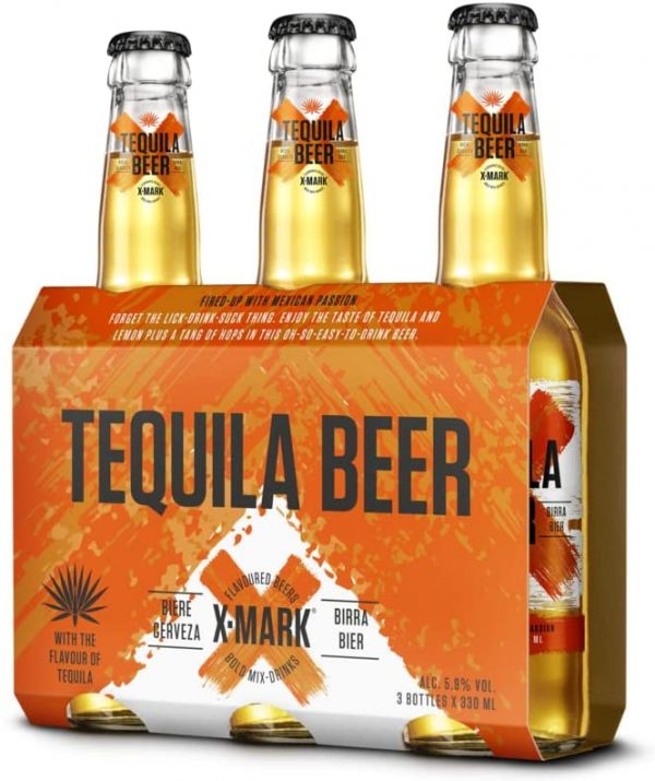 Bia X-Mark Tequila Beer 5.9% - Chai 330ml - Thùng 24 Chai